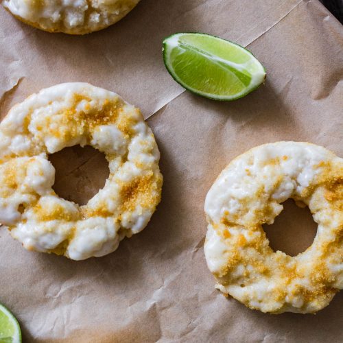 Homemade Key Lime Donuts - Just As Tasty