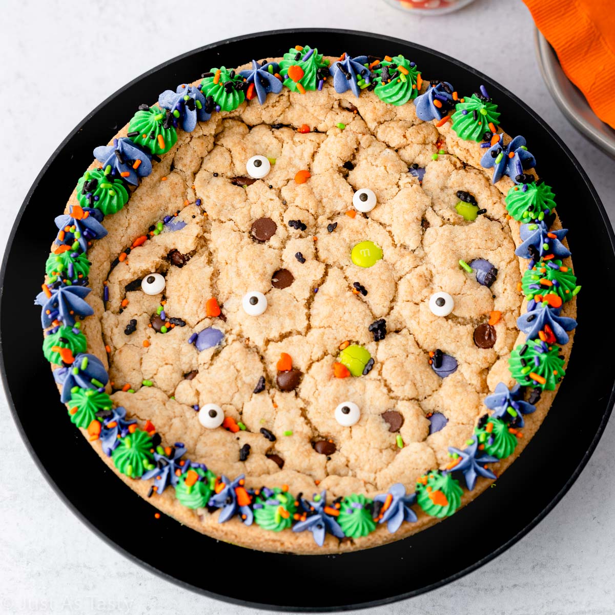 Halloween Cookie Cake Just As Tasty Halloween Cookie Cake Just As Tasty