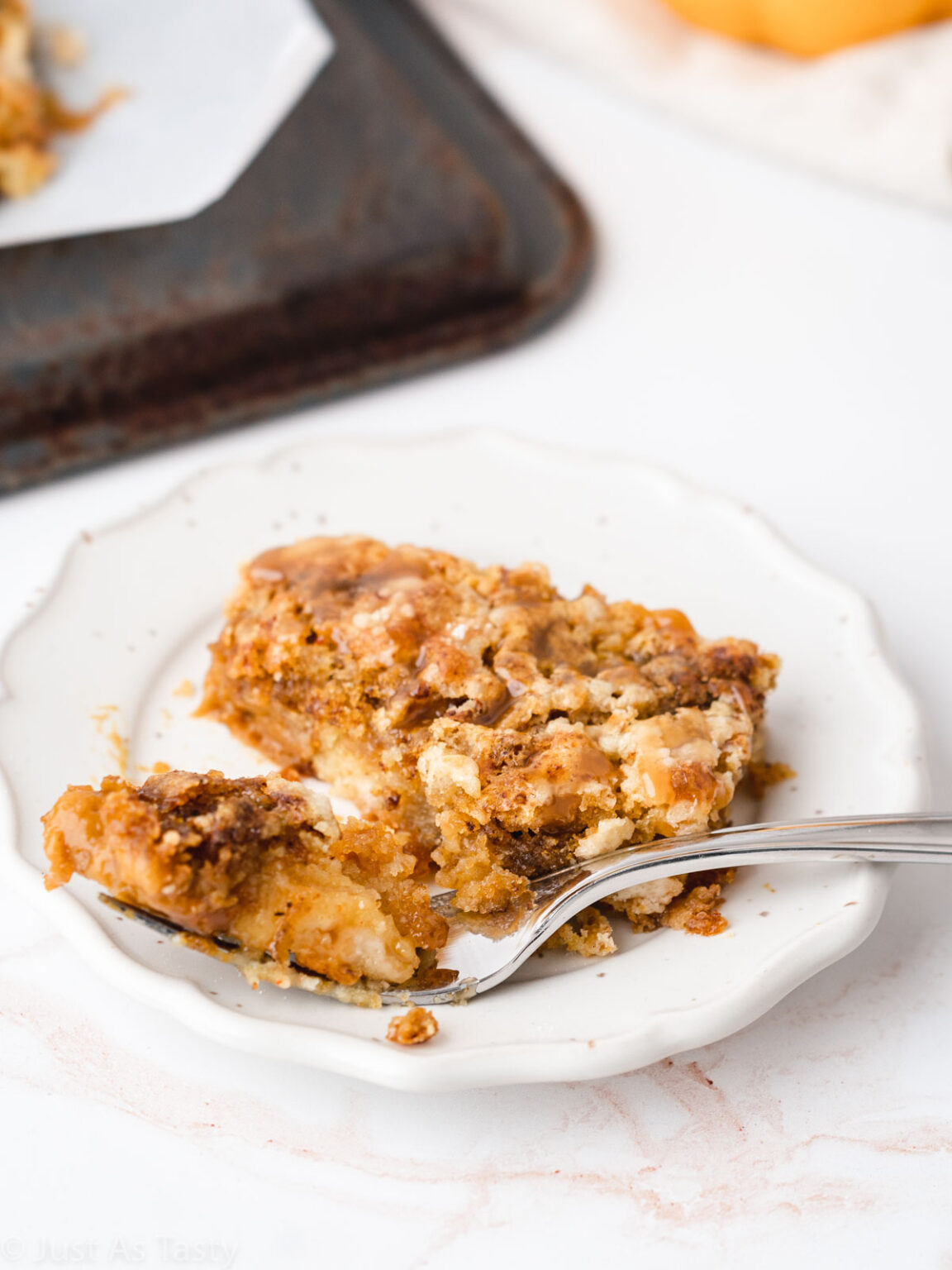 Easy Pumpkin Pie Cake with Cake Mix - Just As Tasty