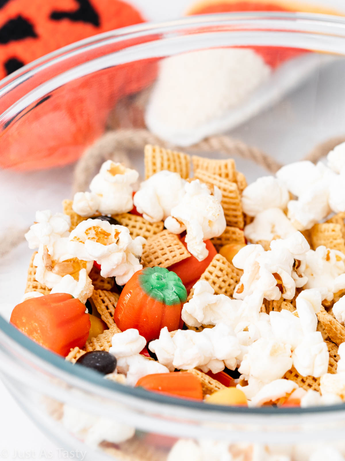 Ultimate Halloween Snack Mix (Easy & No Bake!) - Just As Tasty