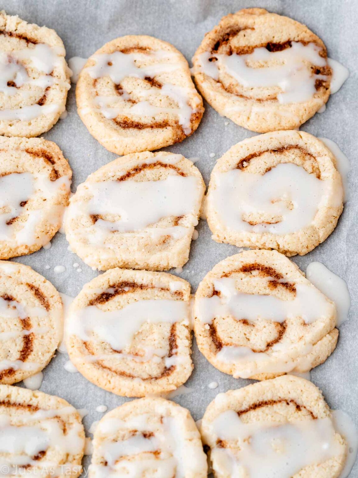 Cinnamon Roll Cookies - Just As Tasty